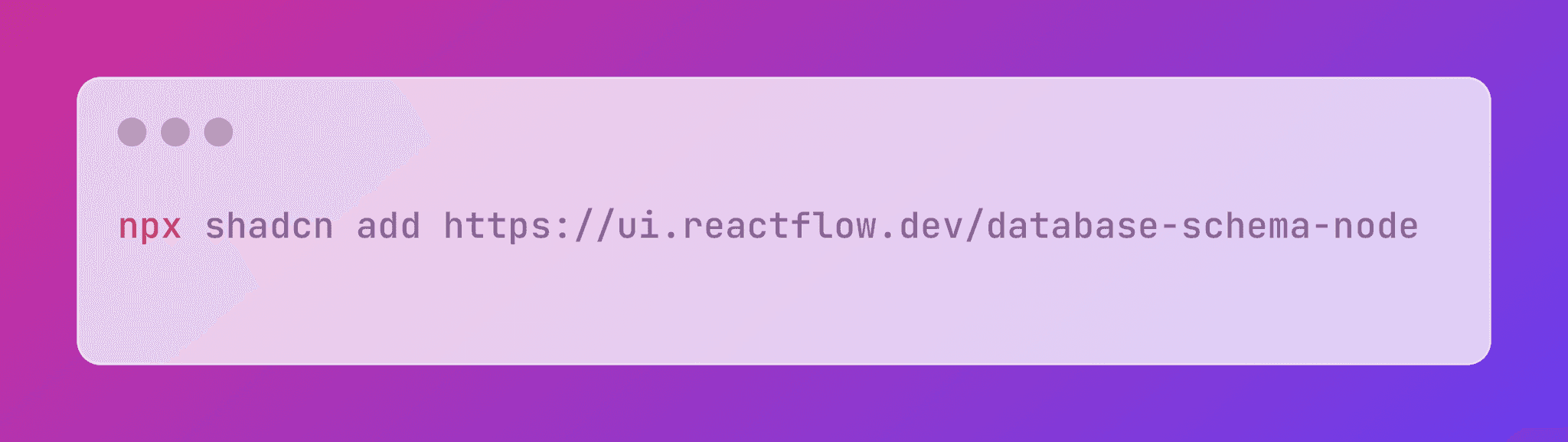 Introducing React Flow UI - powered by shadcn CLI - xyflow