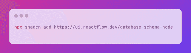 Introducing React Flow Components - powered by shadcn CLI - xyflow