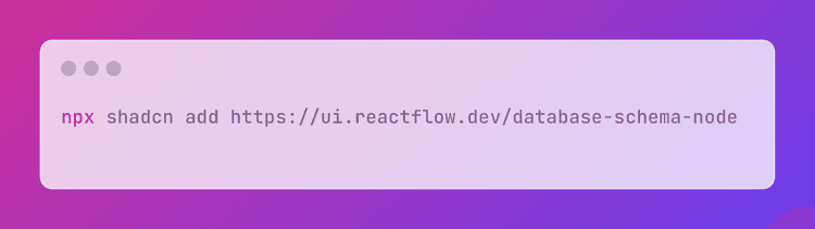 Introducing React Flow UI - powered by shadcn CLI - xyflow